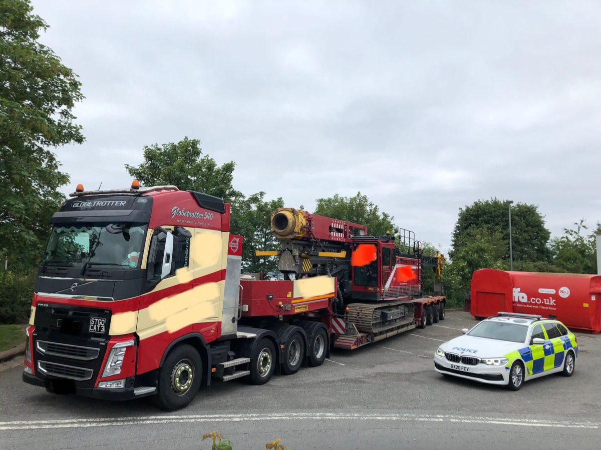 'Prohibited' large load stopped on M5 in Worcestershire by CMPG ...
