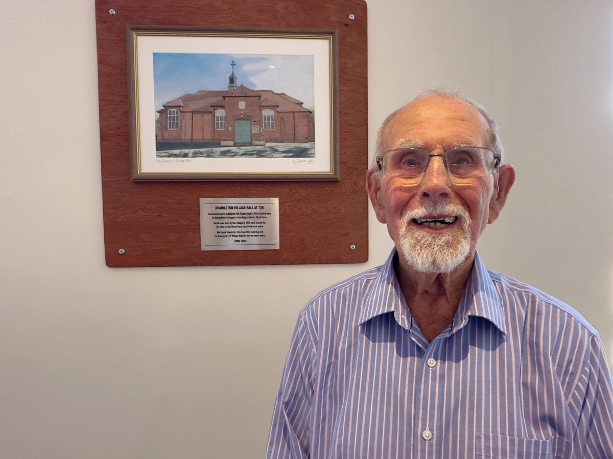 Dumbleton artists' painting honours village hall's milestone birthday ...